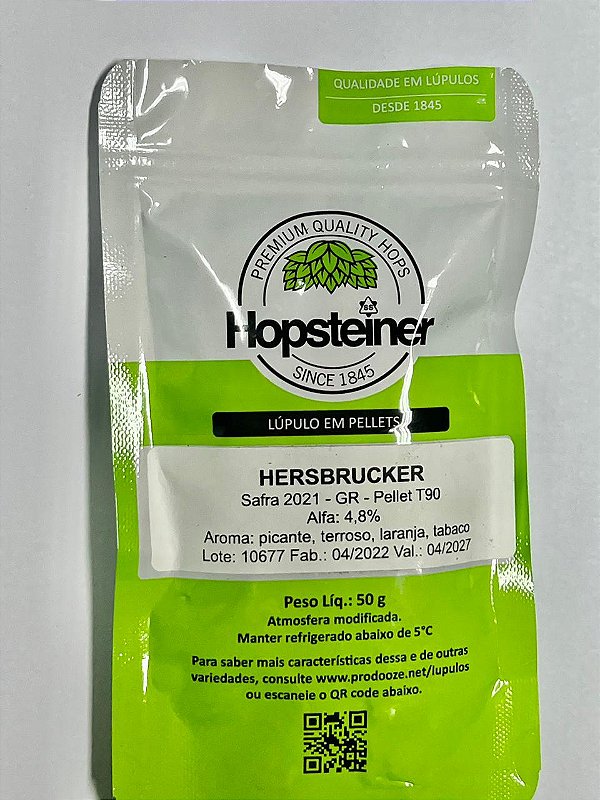Lúpulo Hallertau Hersbrucker em pellet T-90 Hopsteiner - 50g - Safra ...