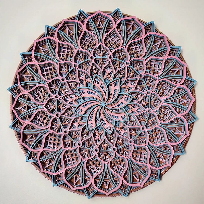 Mandala Proteção e Prosperidade - Toca das Mandalas Decoração