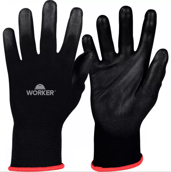 Luva Poliuretano Pu Tamanho 9 G Worker (2871) - TOTH NAV