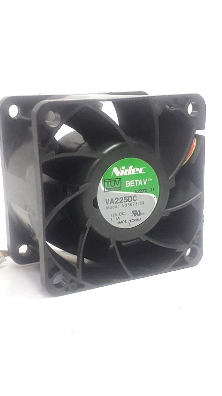 Cooler Fan NIDEC BETA V 12v 1.1A 60x60x38mm Modelo V35079-33 - Loja de ...