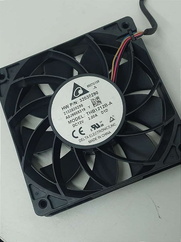 Cooler Fan Delta 12v 3a 120x120x25mm Modelo THB1212B-A 4 Fios PWM ...