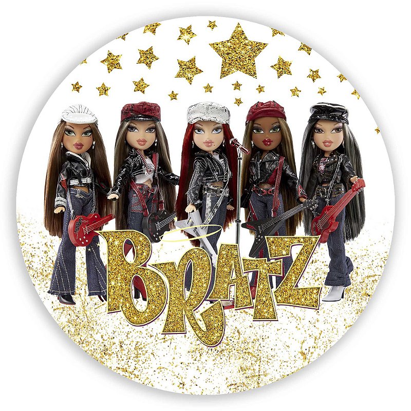 Painel Redondo - Bratz - Sublimado 3D - Sublitex painéis