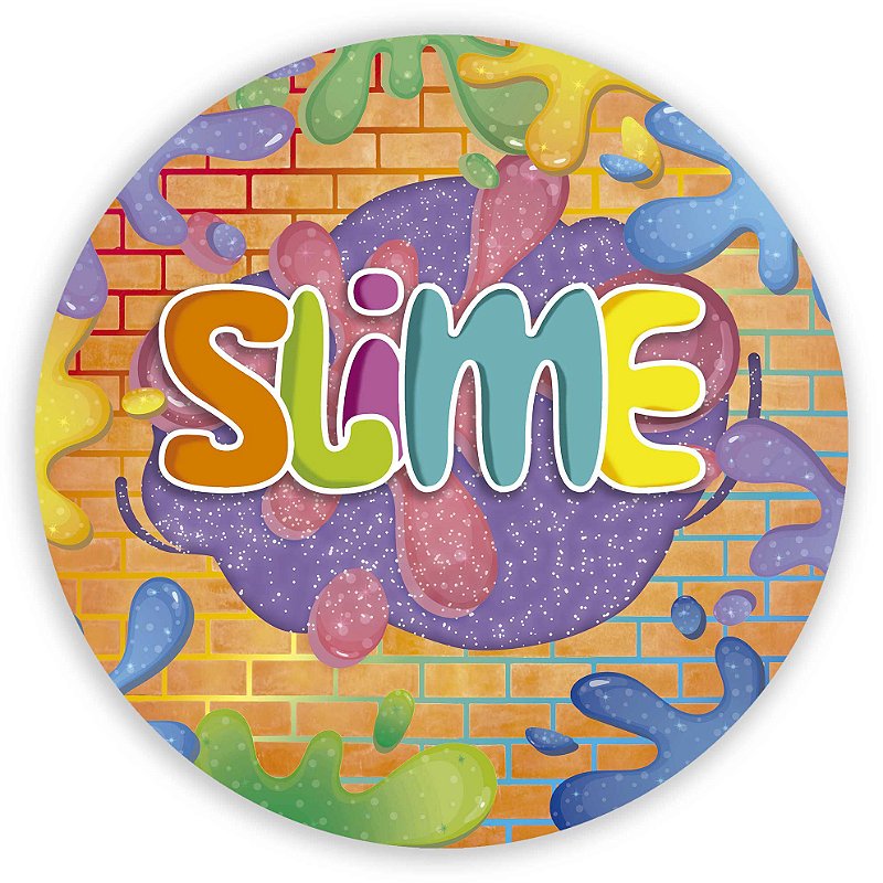 Painel Redondo - Slime - Sublimado 3D - Sublitex, painéis sublimados