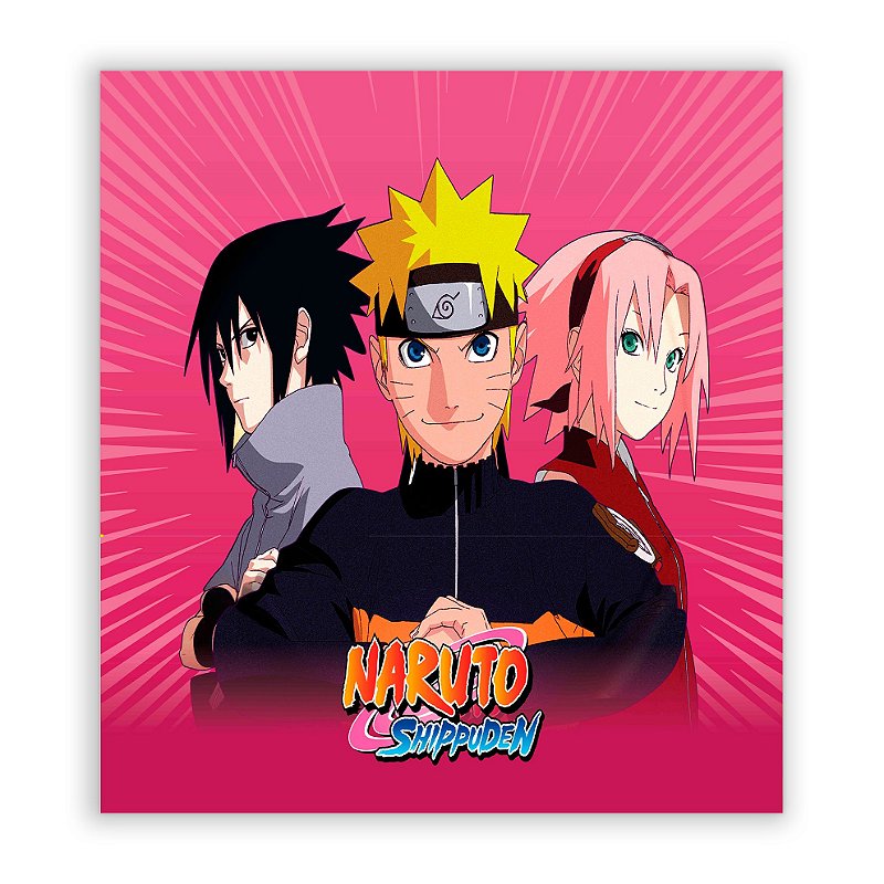 Painel Quadrado - Naruto - Sublimado 3D - Sublitex painéis