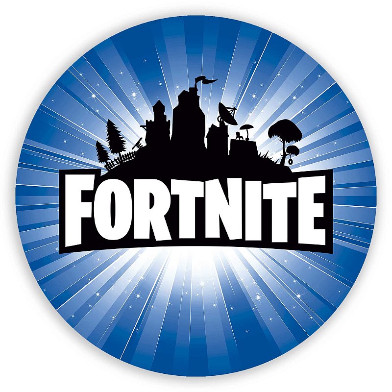 Painel Redondo - Fortnite - Sublimado 3D - Sublitex painéis