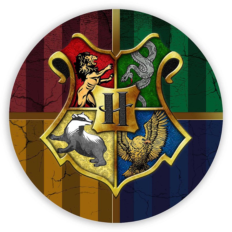 Painel Redondo - Harry Potter - Sublimado 3D - Sublitex Painéis