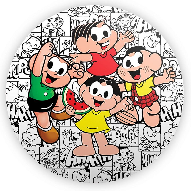 Turma da Mônica Capa Painel Redondo Sublimado Pegue Monte - Sublitex ...