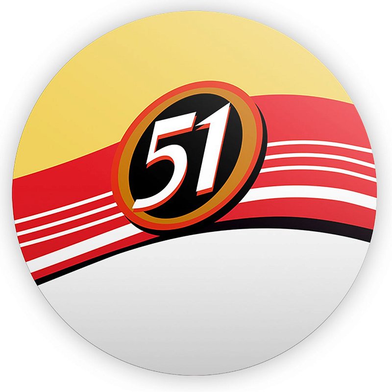 Painel Redondo - 51 Cachaça - Sublimado 3D - Sublitex painéis