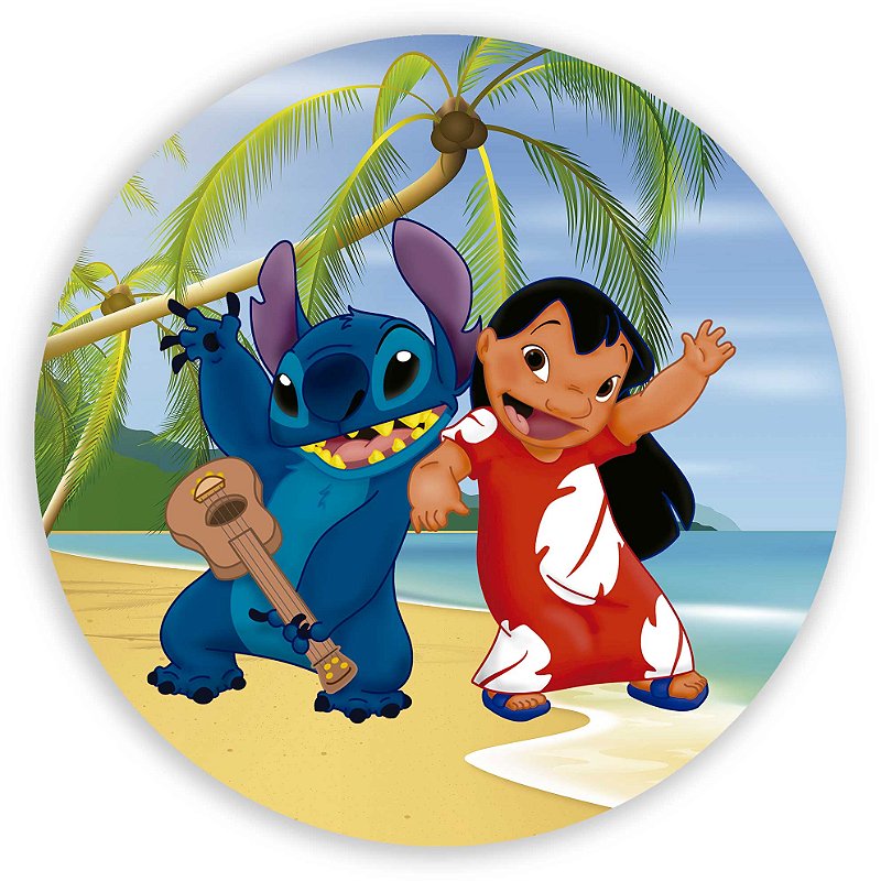 Mini Painel - Lilo e Stith - Sublimado 3D - Sublitex painéis