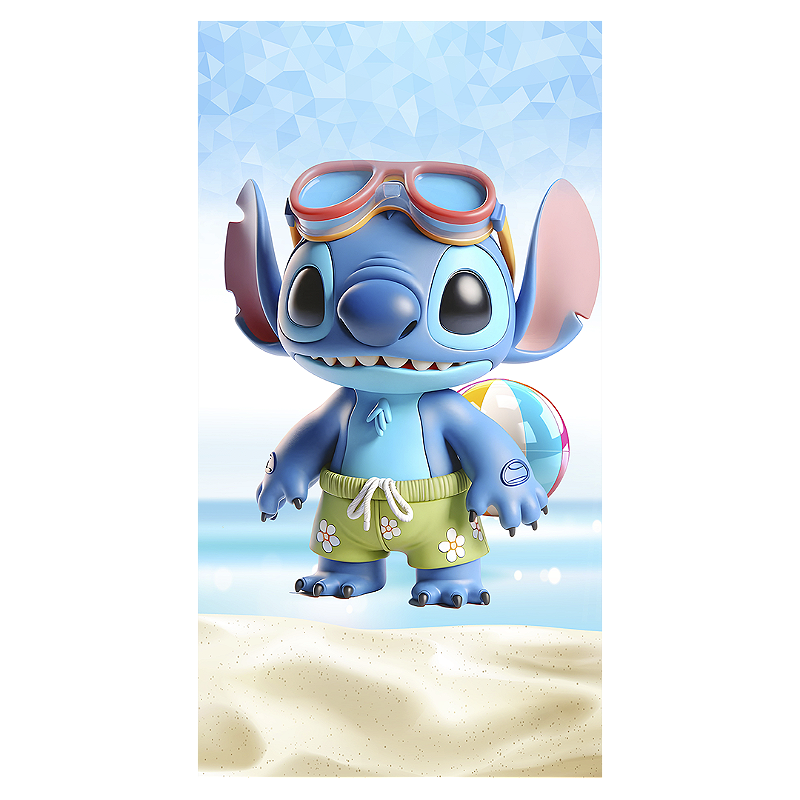 Faixa Lateral - Stitch Pool Party - Sublimado 3D - Sublitex, painéis ...