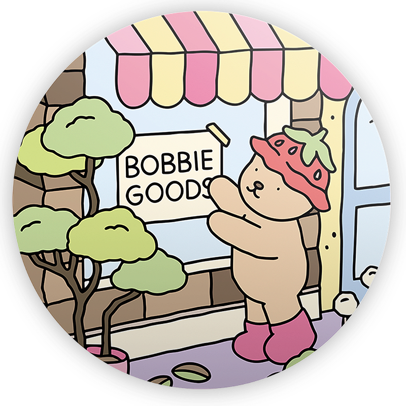 Mini Painel - Bobbie Goods - Sublimado 3D - Sublitex painéis