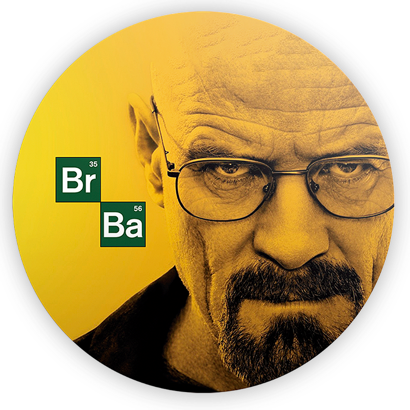 Mini Painel Sublimado 3D - Breaking Bad - Sublitex Painéis