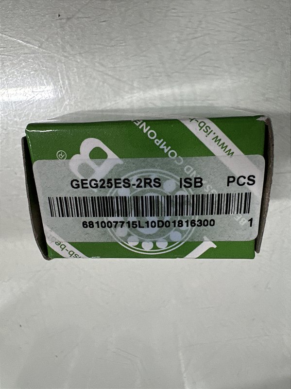 Rotula mecanica GEG 25 es 2rs - Perfil Rolamentos a maior variedade de rolamentos de Santa Catarina