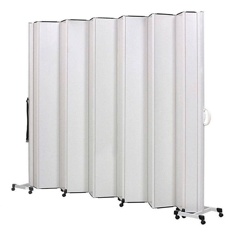 Biombo Sanfonado em PVC 2,20 x 1,65m C/ 8 Lâminas e 2 Haste - BCF ...