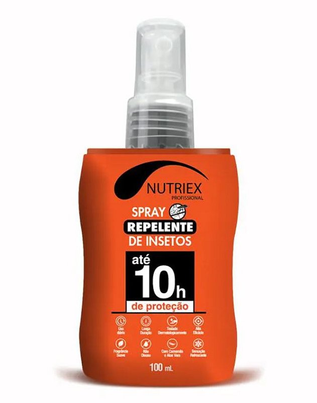 Spray Repelente de Insetos Até 10 Horas 100ml - Nutriex - Cirúrgica ...