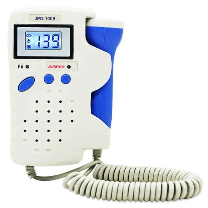 Detector Fetal Jumper (Doppler Fetal) Com Curva JPD-100B Com Pilhas - Jumper - Cirúrgica Salutar ...