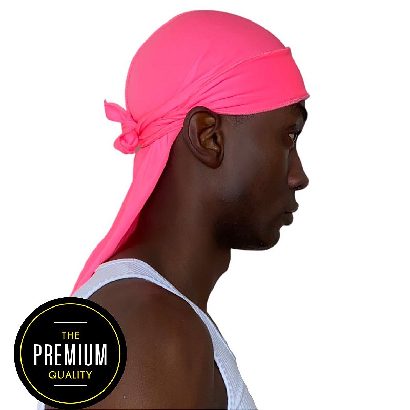 Durag de Poliester ROSA PINK(Premium) - Produtos para Waves