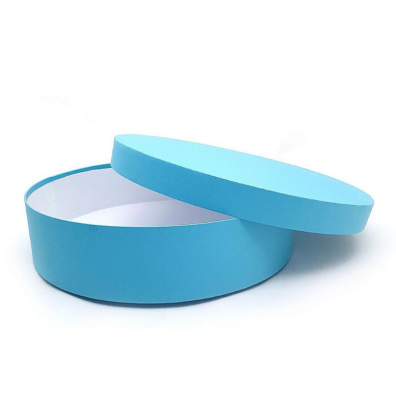 Caixa Redonda 20x8 Box Luxo Flores Presentes Cartonada - CraftImbui