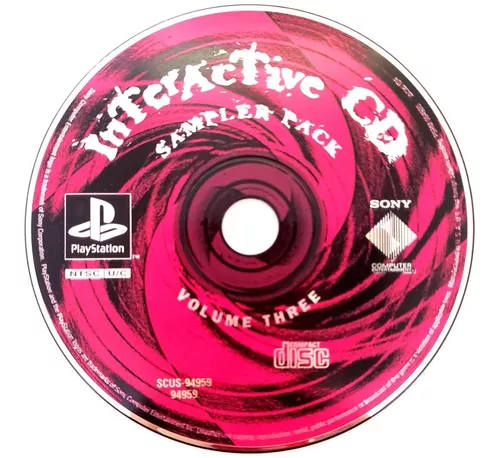 Gameteczone Jogo PS1 Interactive CD Sampler Pack: Volume Three (LOOSE ...