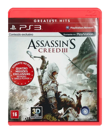 Jogo PS3 Assassins Creed III - Greatest Hits - Ubisoft - Gameteczone a ...