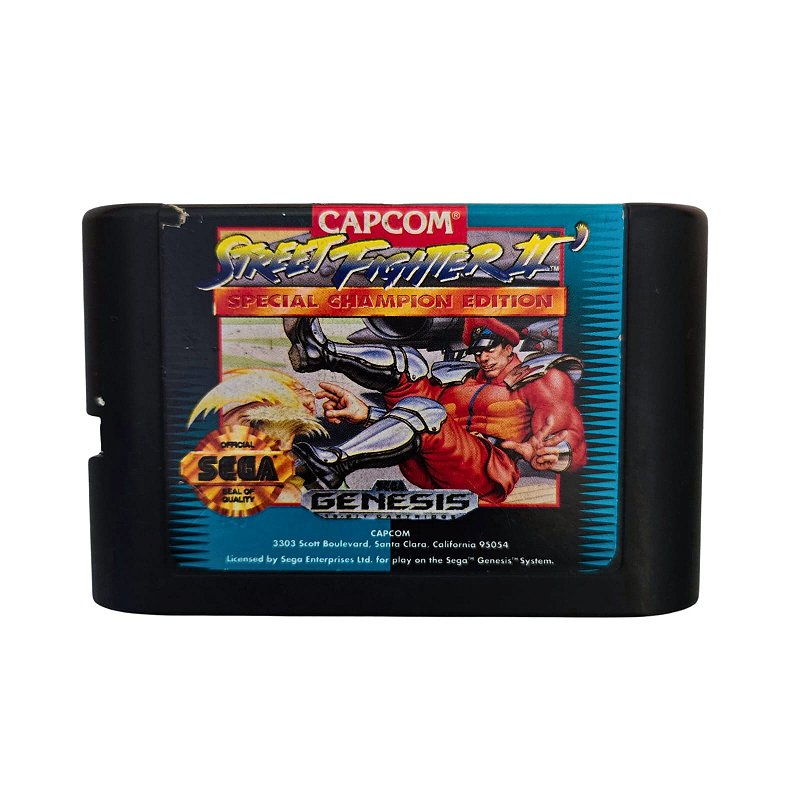 Jogo Mega Drive Street Fighter II - Special Champion Edition - Sega - Gameteczone a melhor loja ...