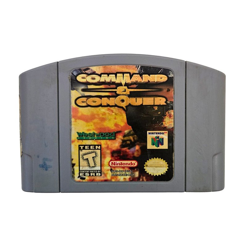 Jogo Nintendo 64 Command & Conquer - Westwood Studios - Gameteczone a ...