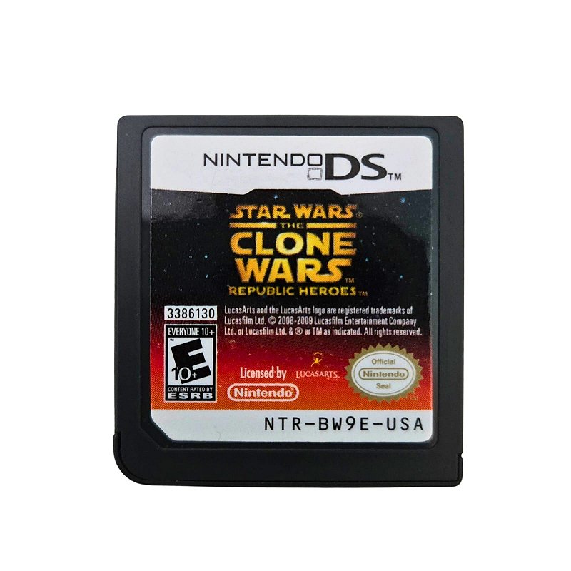 Jogo Nintendo DS Star Wars The Clone Wars Republic Heroes (LOOSE ...