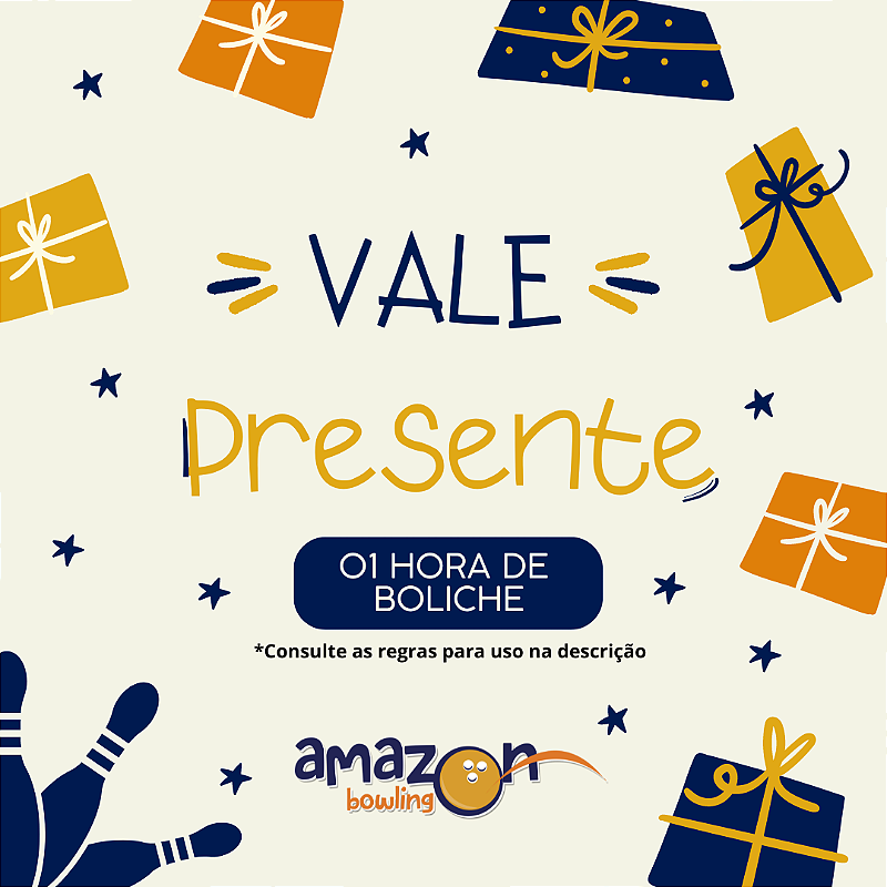 Vale Presente de 01 Hora de Boliche - Amazon Bowling Lojinha