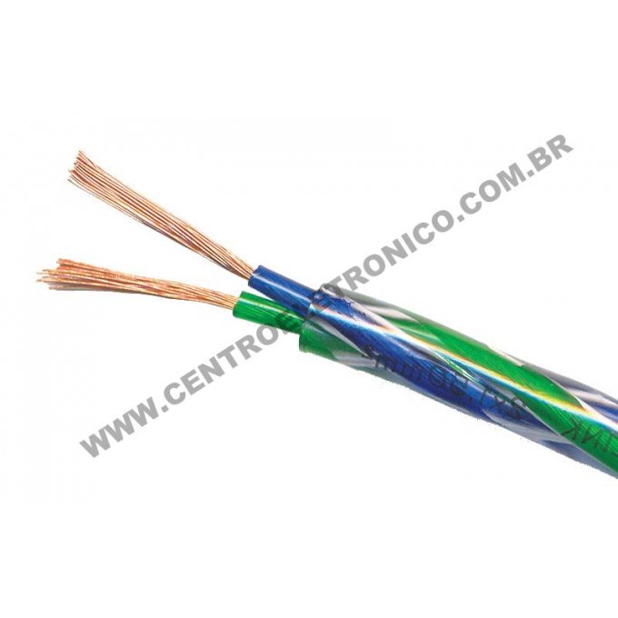 Cabo Pp Twister Vd 2x1,50mm Discabo - Centro Eletrônico Uberlândia