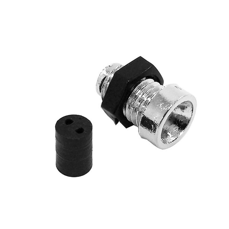 Porta Led 3mm Cromado C/porca S/led - Centro Eletrônico Uberlândia