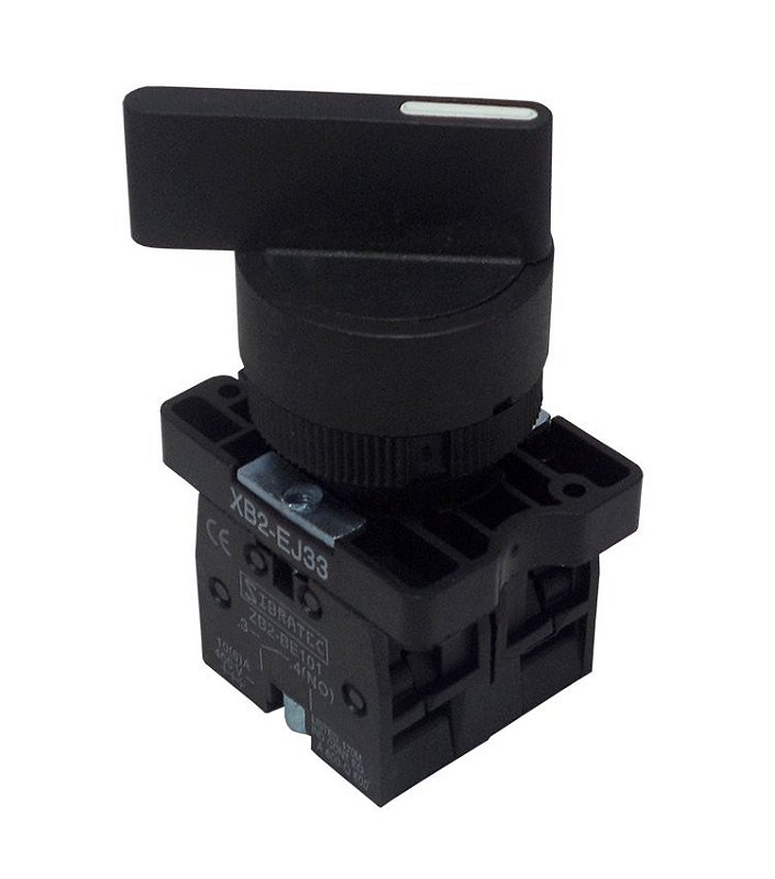 Chave seletora plástica- 3 Posições 2NA - GN Automação