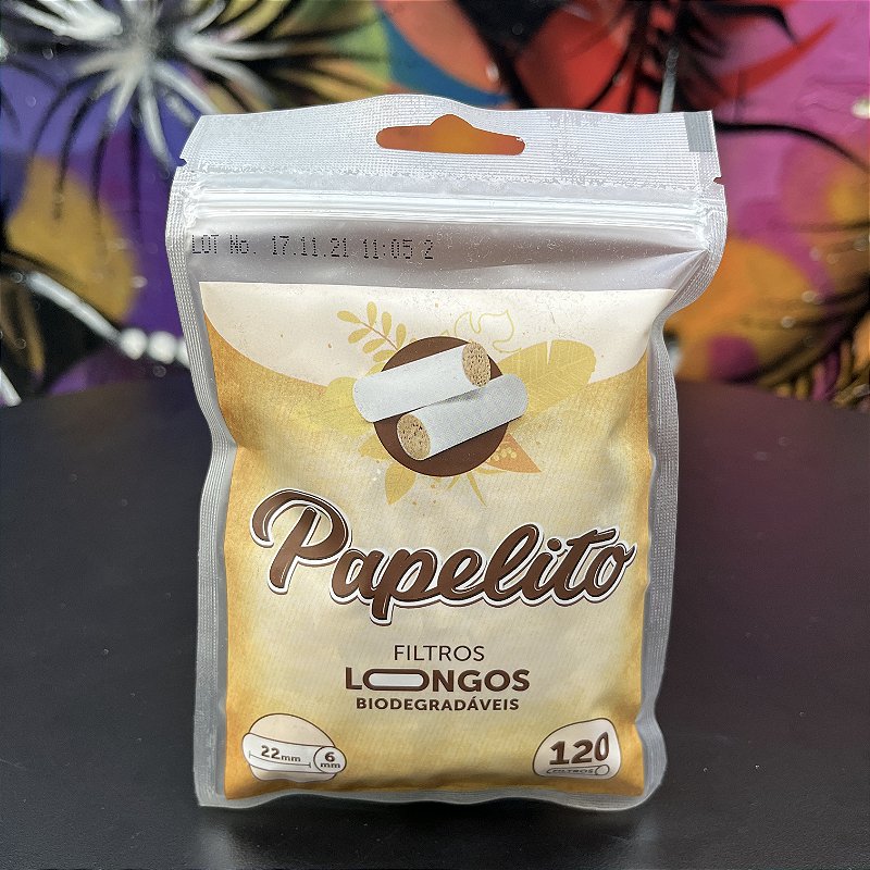 Filtro Papelito Longo Biodegradável - Casa 93