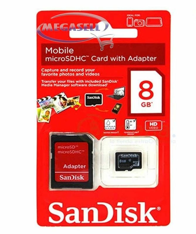 Sandisk 8 Gb MicroSD - Info Eletro