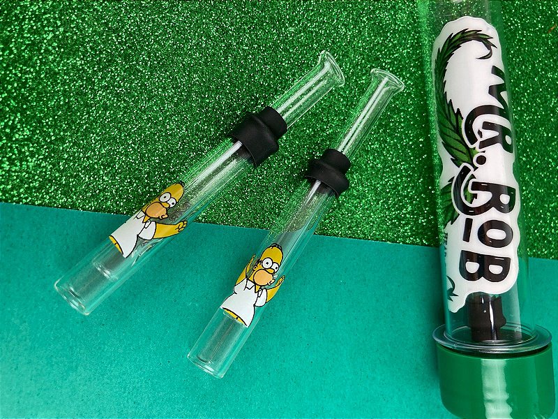 Seda de Vidro Hommer com Tubeck - Mr. Bob Head Shop e Tabacaria