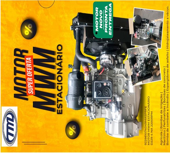 Motor 229 Completo Aspirado Novo Estacionario - Solução em Injeção e ...