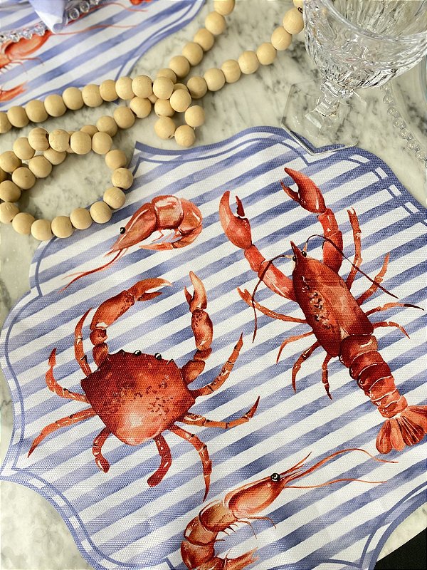 Jogo Americano Corte a Laser Seafood - Q. House