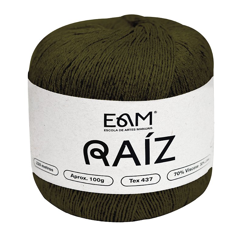 Fio Raiz Verde Militar - Fio Exclusivo para Crochê e Tricô | Loja EAM ...