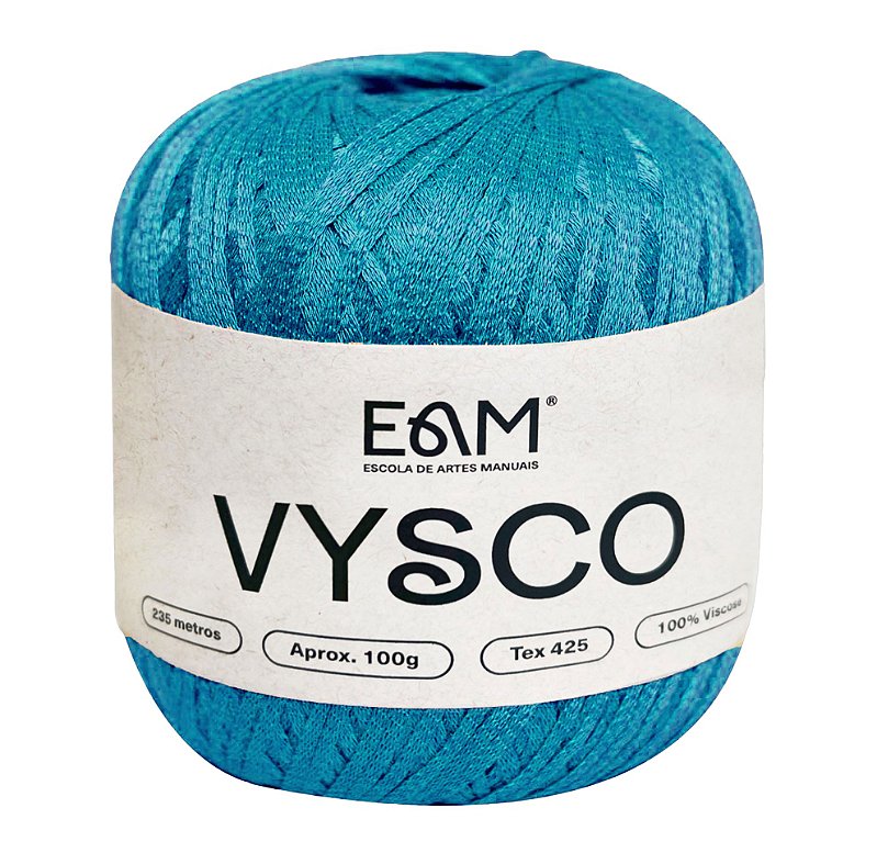 Fio Vysco Azul Mar - Fio Exclusivo para Crochê e Tricô | Loja EAM ...