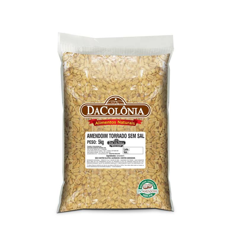 Amendoim Torrado sem Sal e sem Pele 5kg DaColônia - Loja virtual ... Amendoim Torrado sem Sal e sem Pele 5kg DaColônia - Loja virtual ...