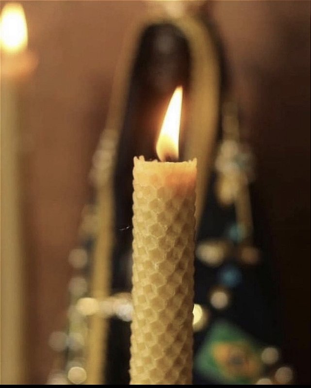 PROMOÇÃO: Vela 100% de cera de abelha alveolada - CRUX SACRA - VELAS ...