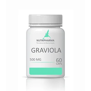 Graviola 500 mg c/ 60 cápsulas - Nutripharma