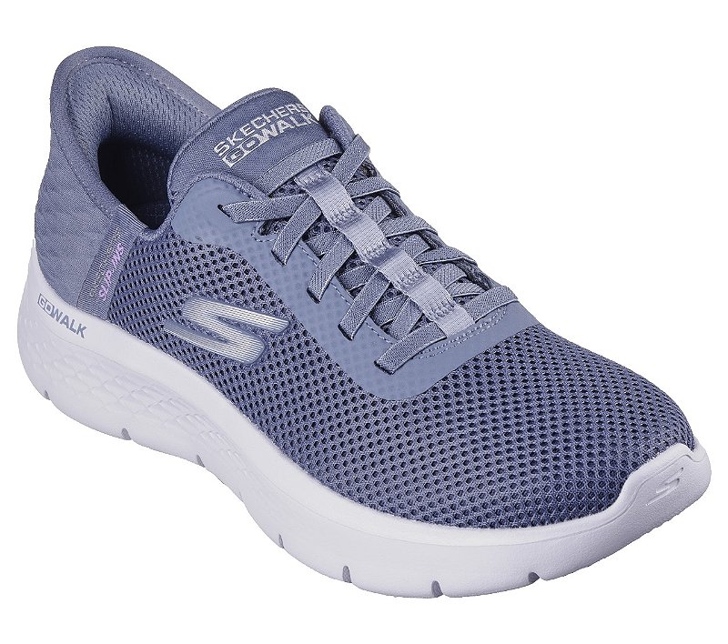 Tênis Skechers Go Walk Flex Grand Entry Azul - Cirúrgica São Gabriel - Produtos Ortopédicos