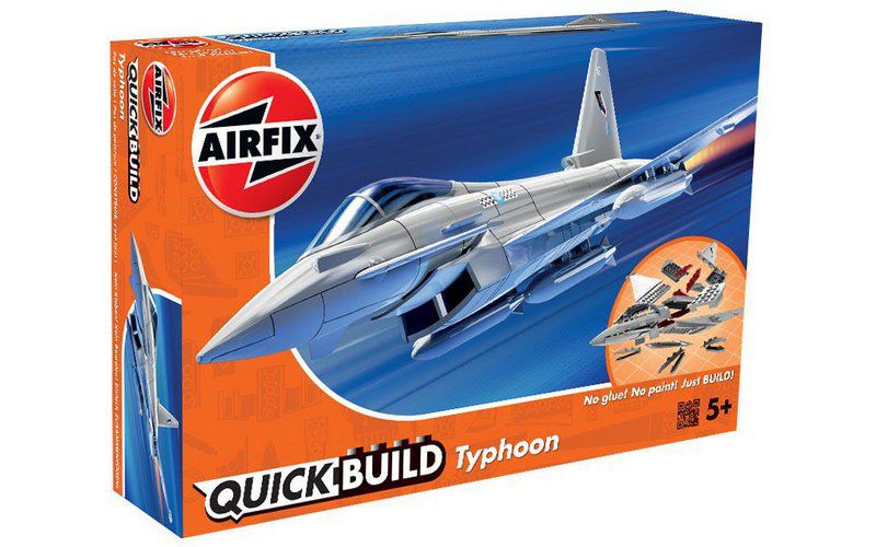 AIRFIX QUICK BUILD - EUROFIGHTER TYPHOON - HTC ATACADO
