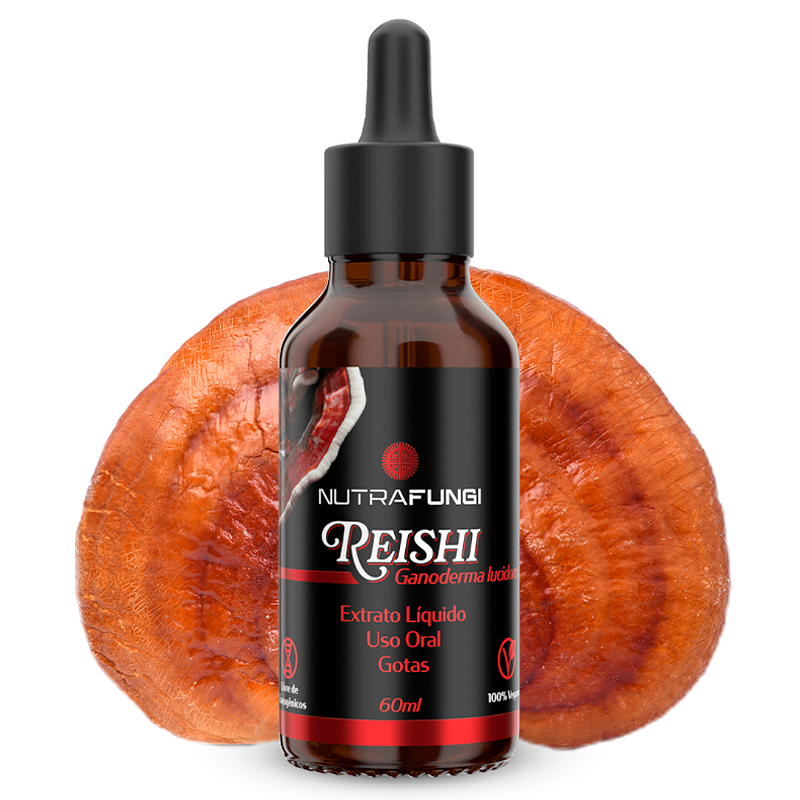 Extrato Líquido Reishi 60 mL | Nutra Fungi - Portal do Cogumelo