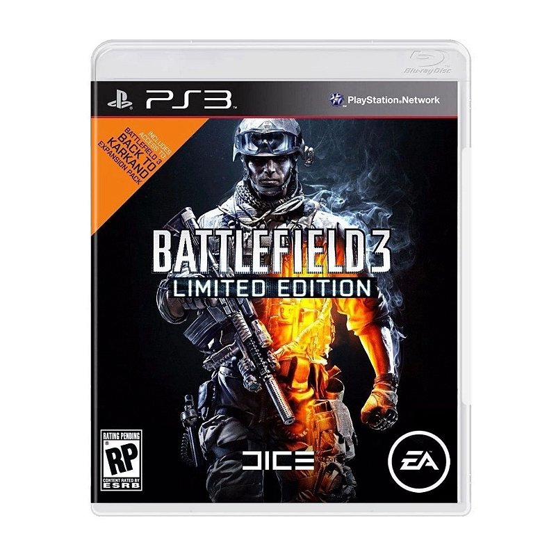 Jogo Battlefield 3 Edição Limitada - PS3 Seminovo - SL Shop - A melhor ...