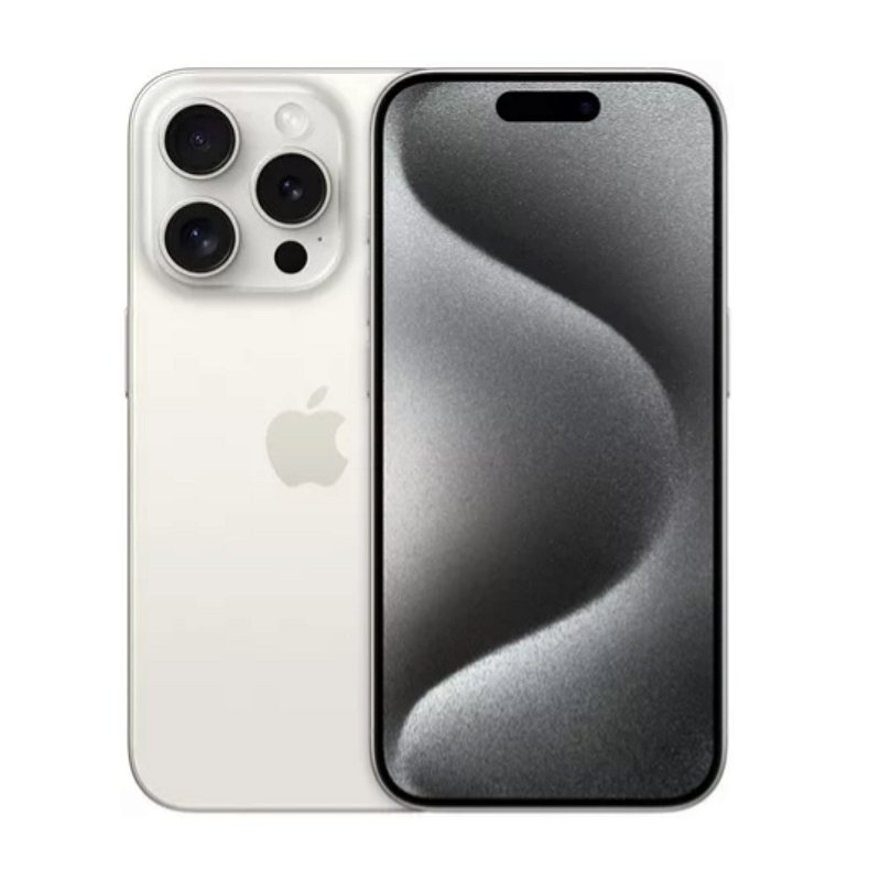 Smartphone Apple iPhone 15 Pro 256GB 8GB Titânio Branco - SL Shop - A ...
