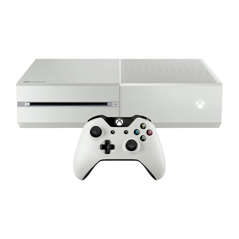 Console Xbox One FAT 500GB + Kinect Branco Seminovo - SL Shop - A ...