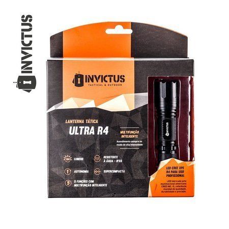 Lanterna Tática Ultra R4 - Invictus - Loja de Camping Aventura ...