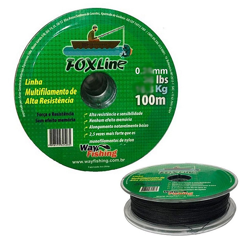 Linha Multi Fox Line 0,20 Mm - Way Fishing - Loja de Camping Aventura ...