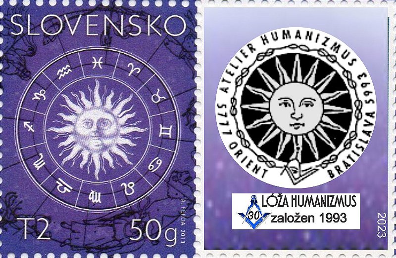 2023 Eslováquia - Loja Humanismo - 30 anos (SP) - Brazil Stamps